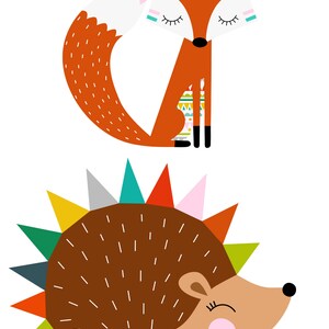 Woodland Animals Bulletin Board or Door Decoration Kit- Adventure ...