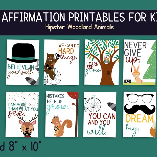 Hipster Woodland - Etsy