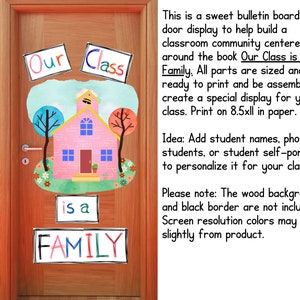 Our Class is a Family Bulletin Board Kit (digital Download) - Etsy