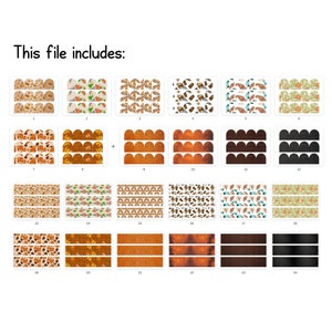 Printable Fall Bulletin Board Borders for Primary Classroom - Autumn ...