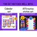 Basic Classroom Decor Set- Happy Doodles Bright Colors- Welcome Banner ...