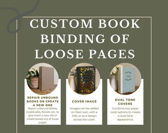 Book Binding - Etsy