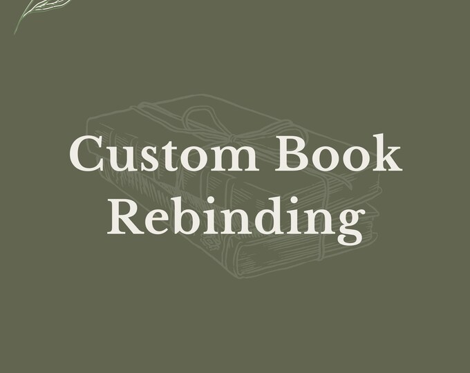 Custom Book Binding - Etsy