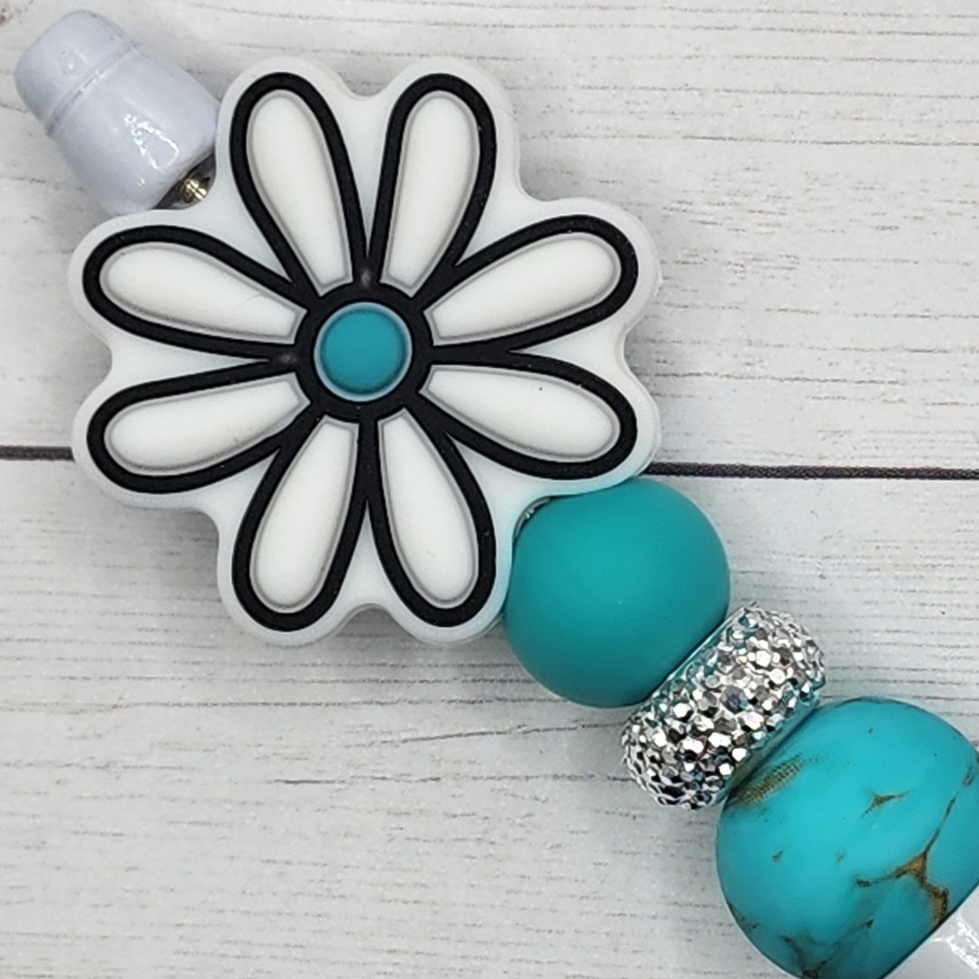 Cute White Daisy Flower Ballpoint Pen With Refillable Ink - Etsy