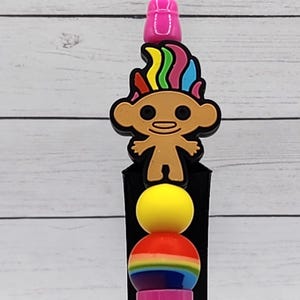 Cute 80s Rainbow Hair Troll Doll Ballpoint Pen - Etsy