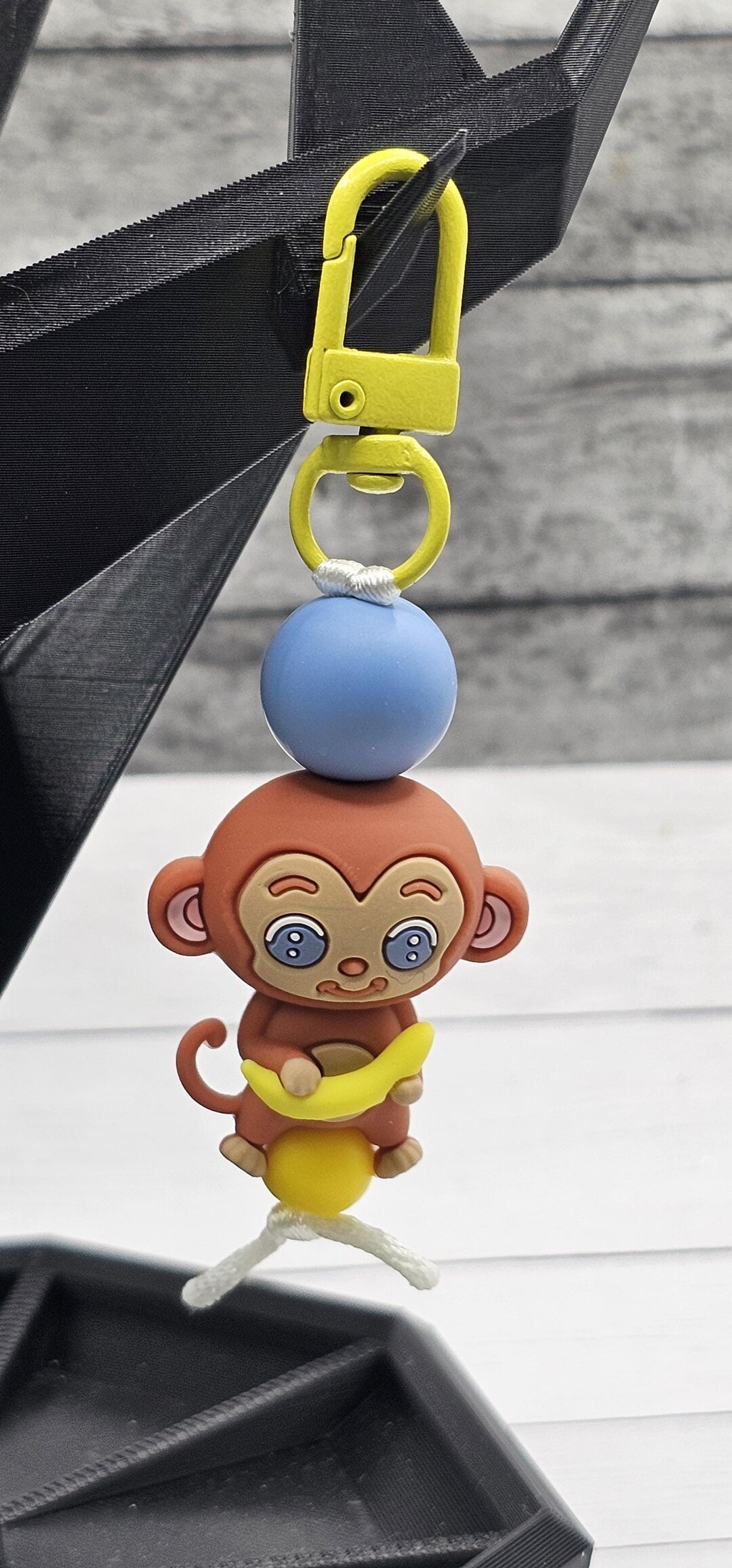 Cute Monkey Zipper Pull/bag Charm - Etsy