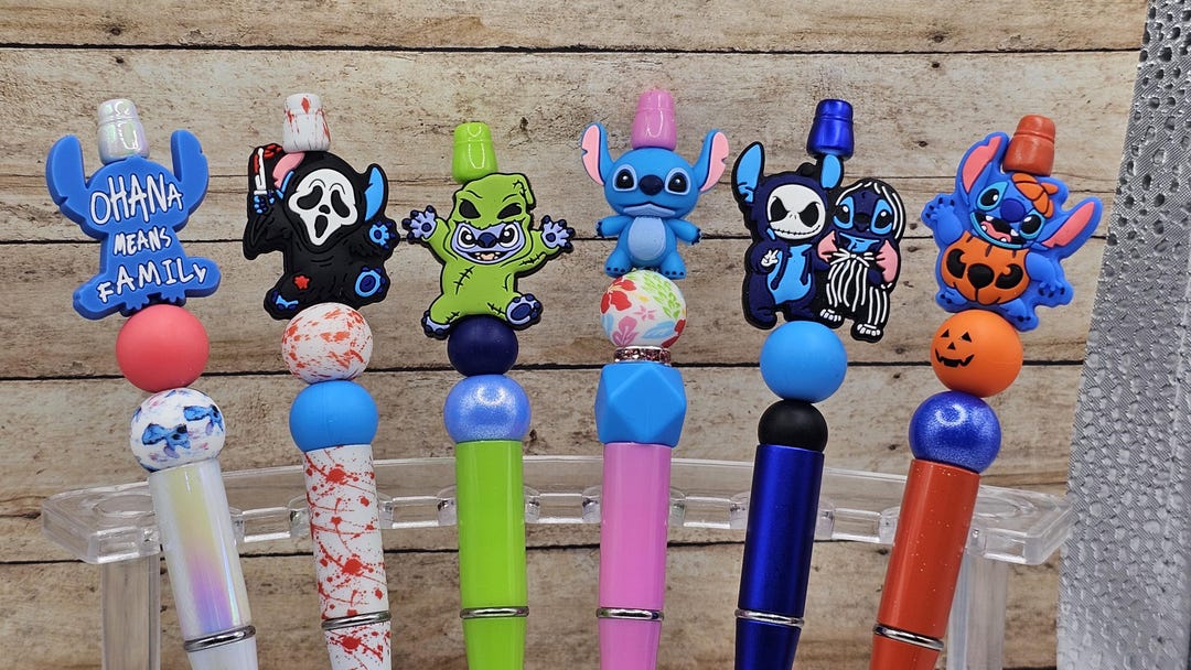 Cute Little Blue Alien Guy Ballpoint Pens With Refillable Ink - Etsy