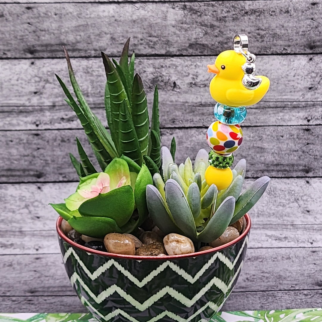 Cute Duck Mini Plant Stake - Etsy