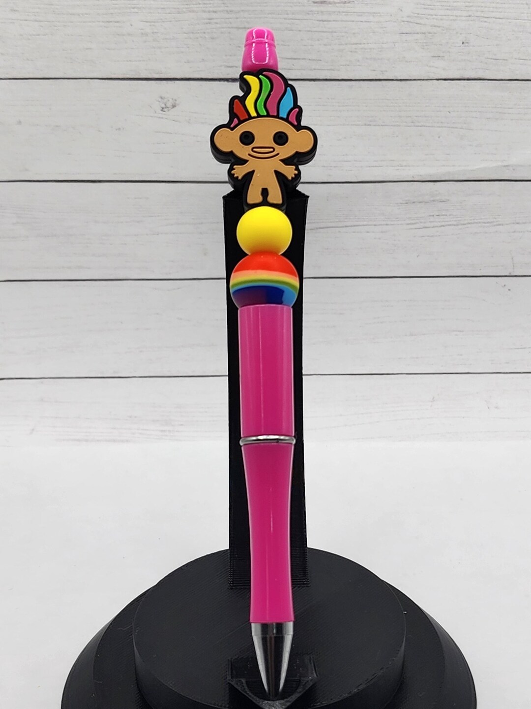 Cute 80s Rainbow Hair Troll Doll Ballpoint Pen - Etsy