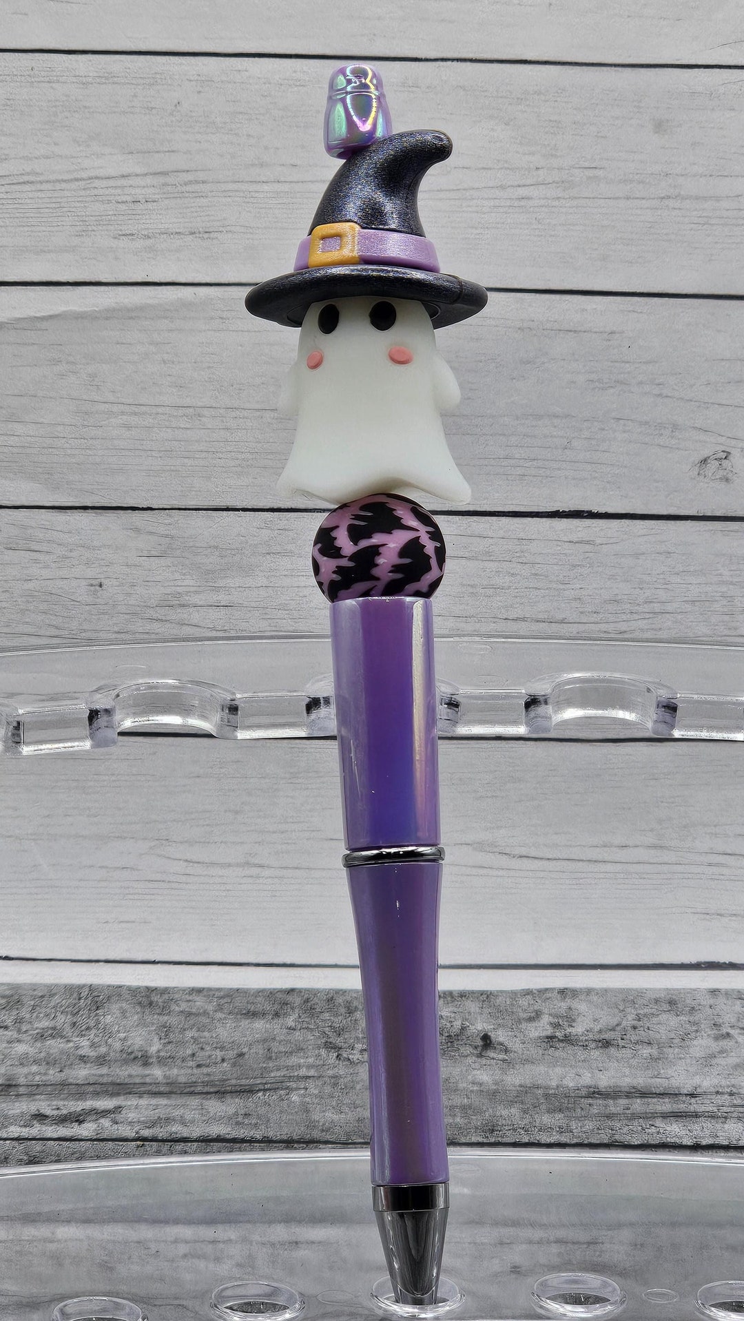 Cute Ghost glow in the Dark Witch Halloween Ballpoint Pen - Etsy