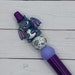 Cute Shimmery Blue Dragon Bead on Purple Ballpoint Pen - Etsy