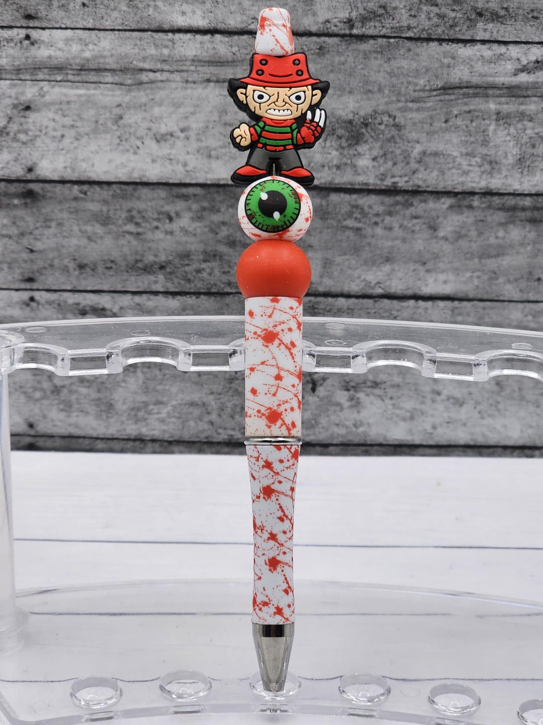 Creepy Nightmare Guy Horror Ballpoint Pen With Refillable Ink - Etsy