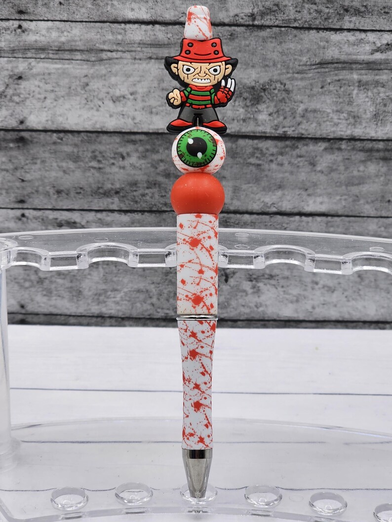 Creepy Nightmare Guy Horror Ballpoint Pen With Refillable Ink - Etsy