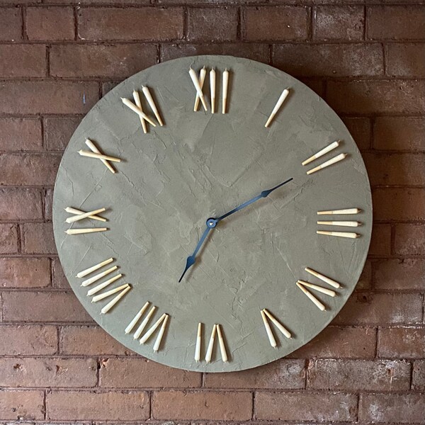 Concrete Clock - Etsy