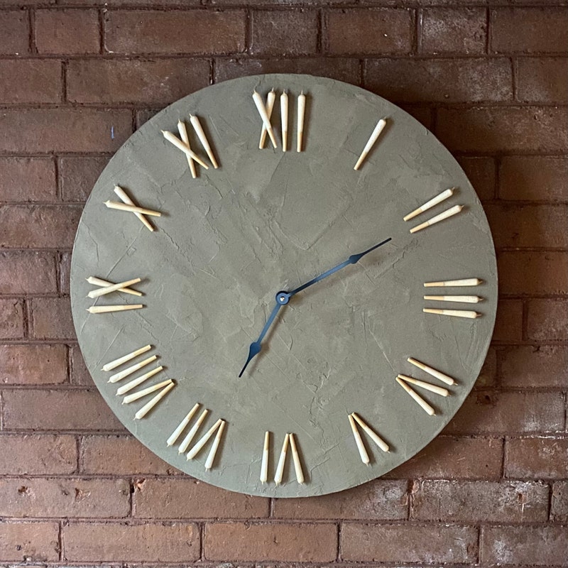 Concrete Clock - Etsy