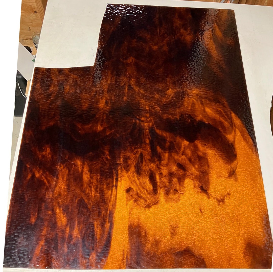 Light to Dark Amber Brown Semi-opal Streaky Art Glass Granite - Etsy