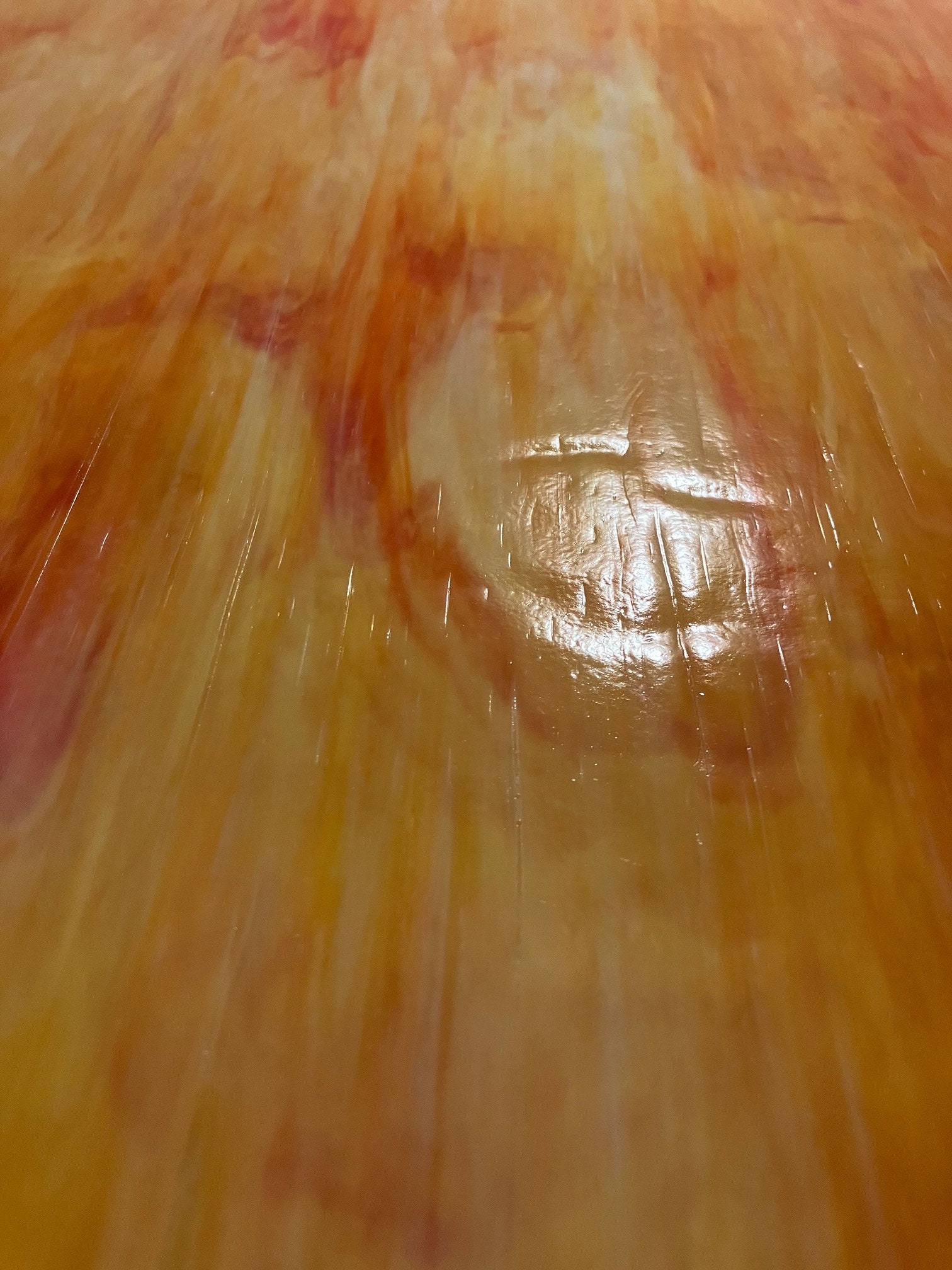 Tangerine Orange Semi-opal. Art Glass Semi-smooth - Etsy
