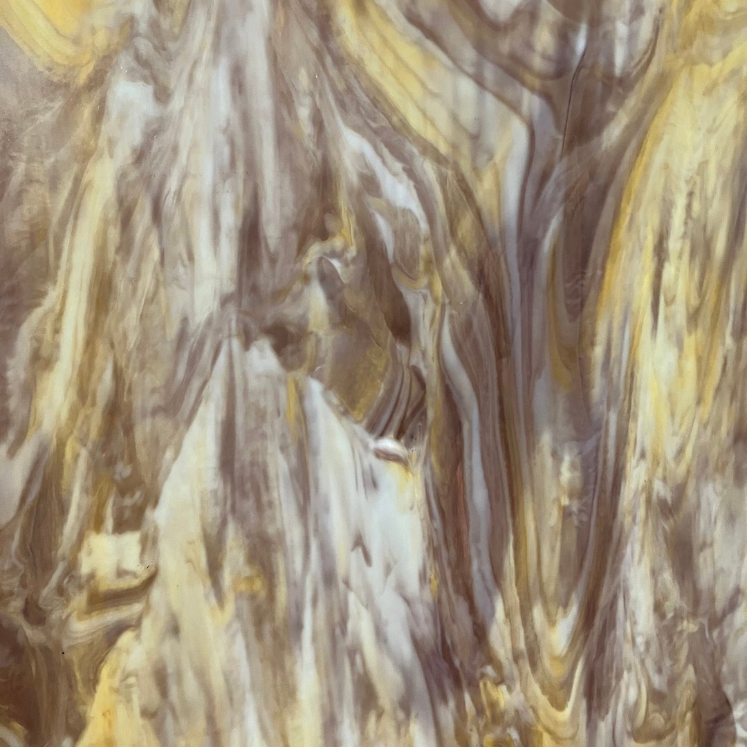 Caramel Wispy Art Glass (100” Sq.) - Etsy