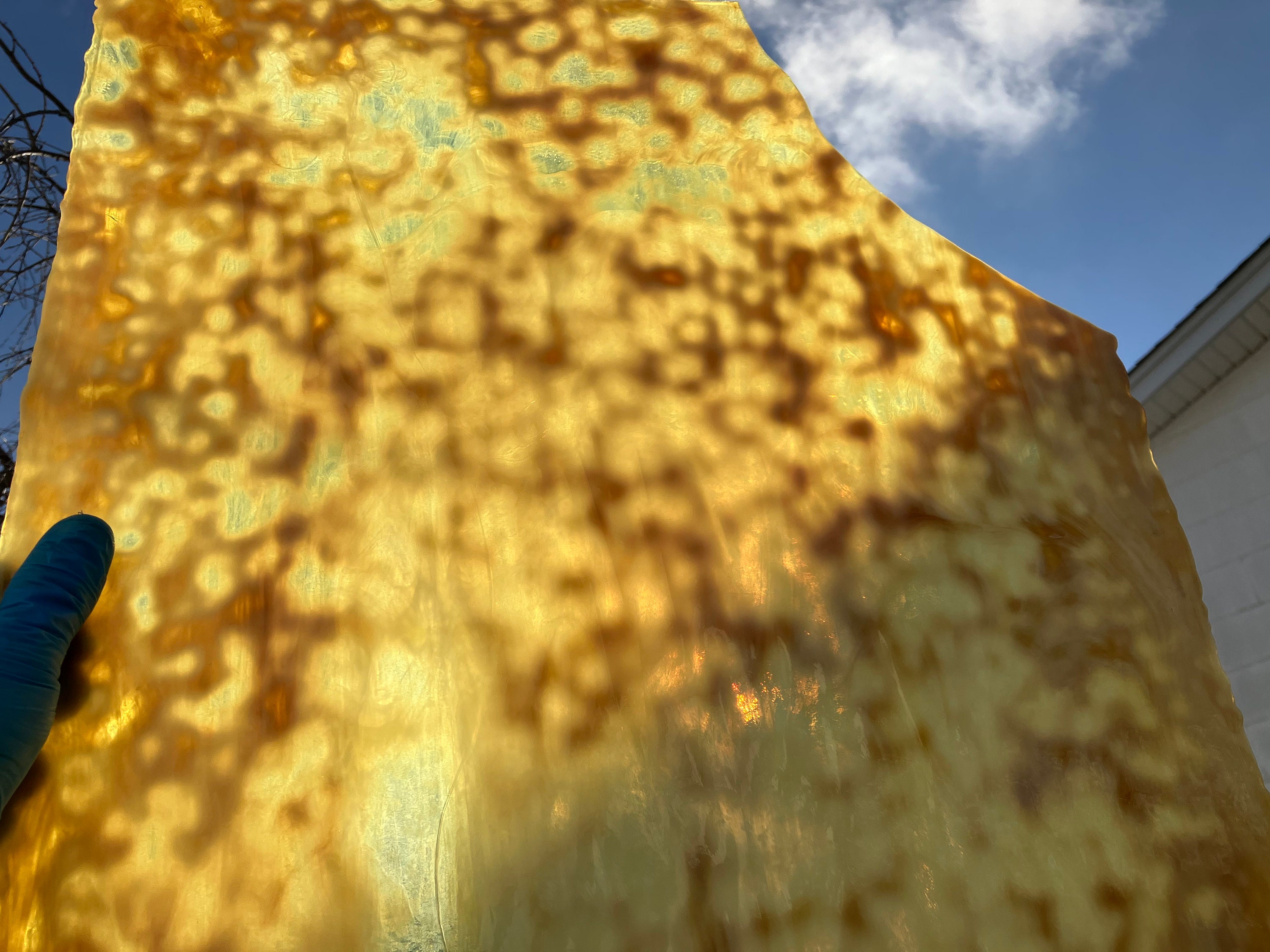 Oceana Silver Yellow Art Glass (oceana 303) - Etsy