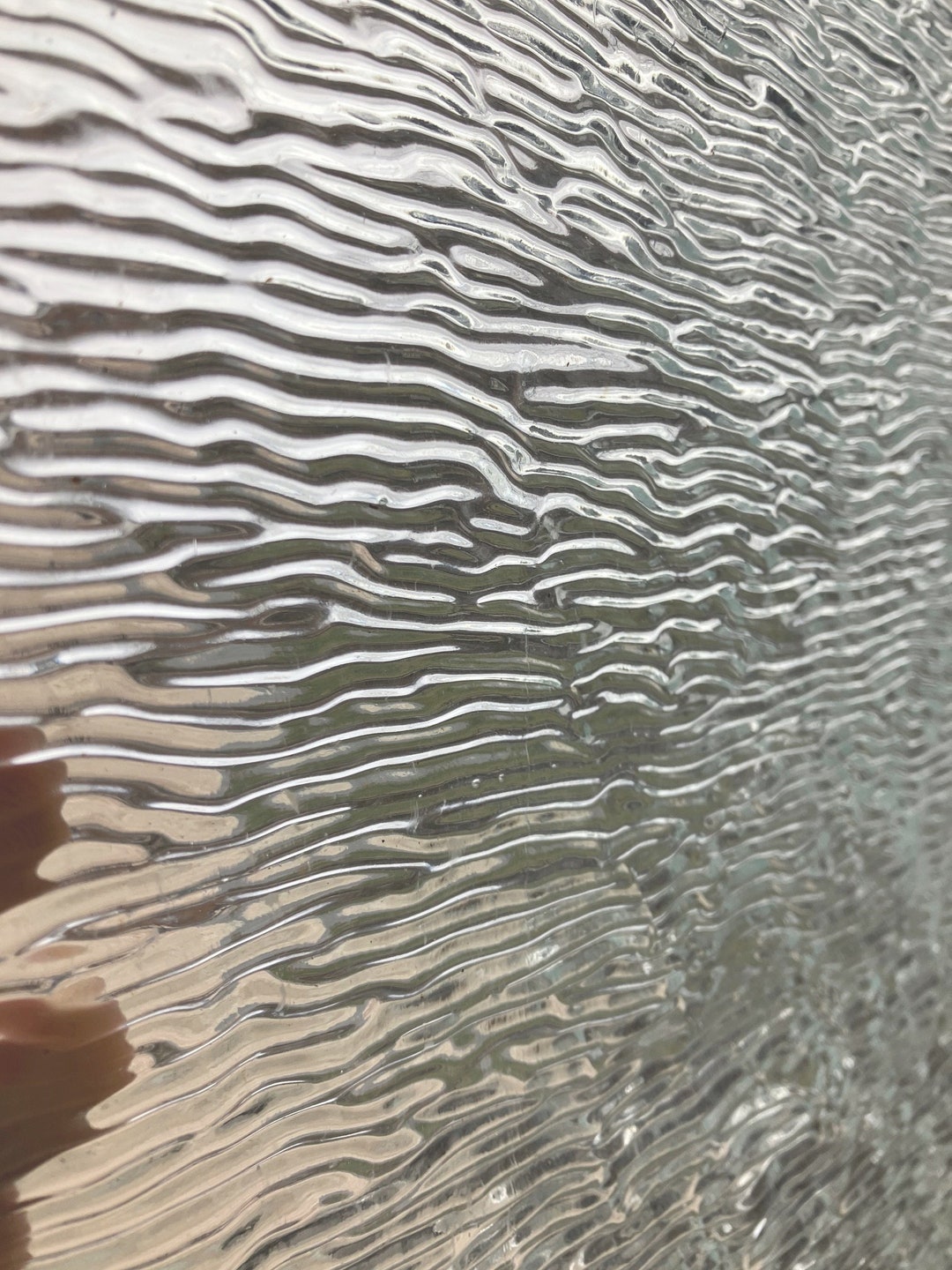 Oceana Santa Cruz Clear Coarse Ripple Glass - Etsy