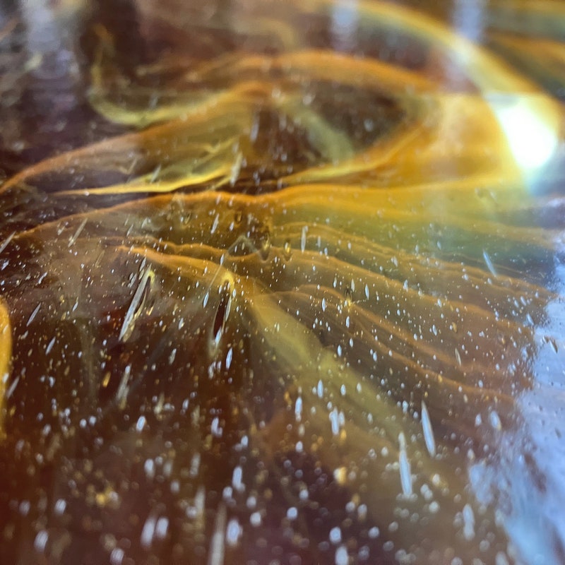 Amber Stained Glass Sheets - Etsy