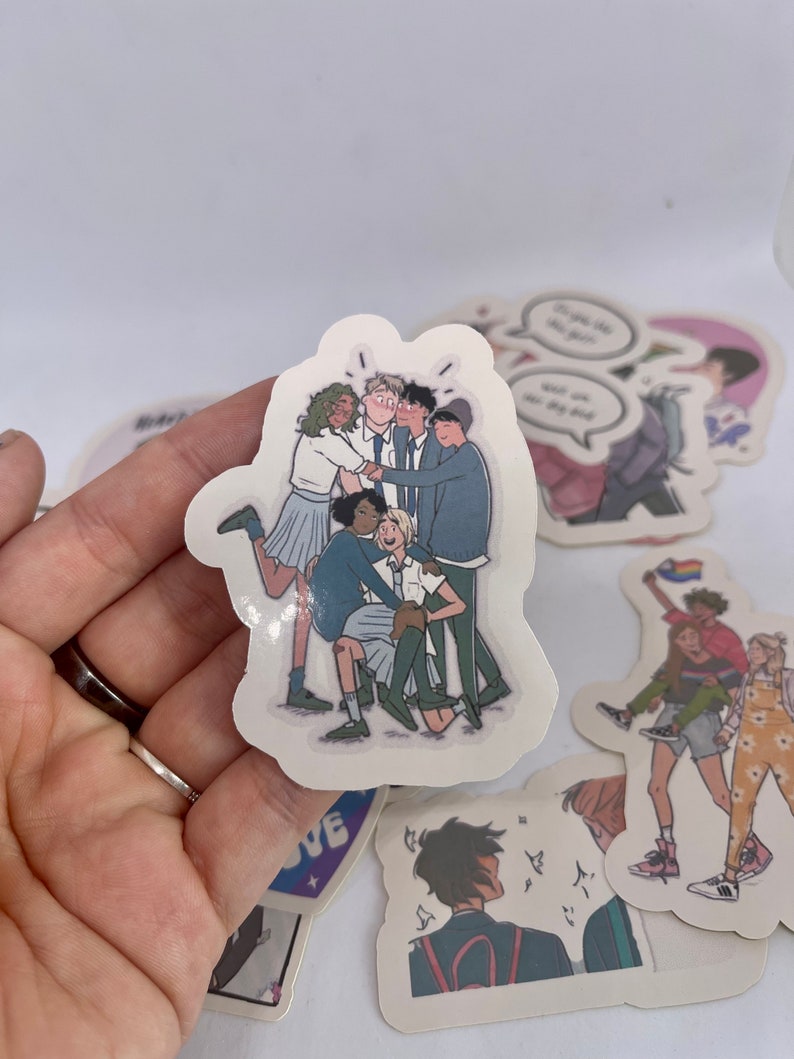 Heartstopper Netflix Sticker Set Scrapbook Stickers Journal - Etsy UK