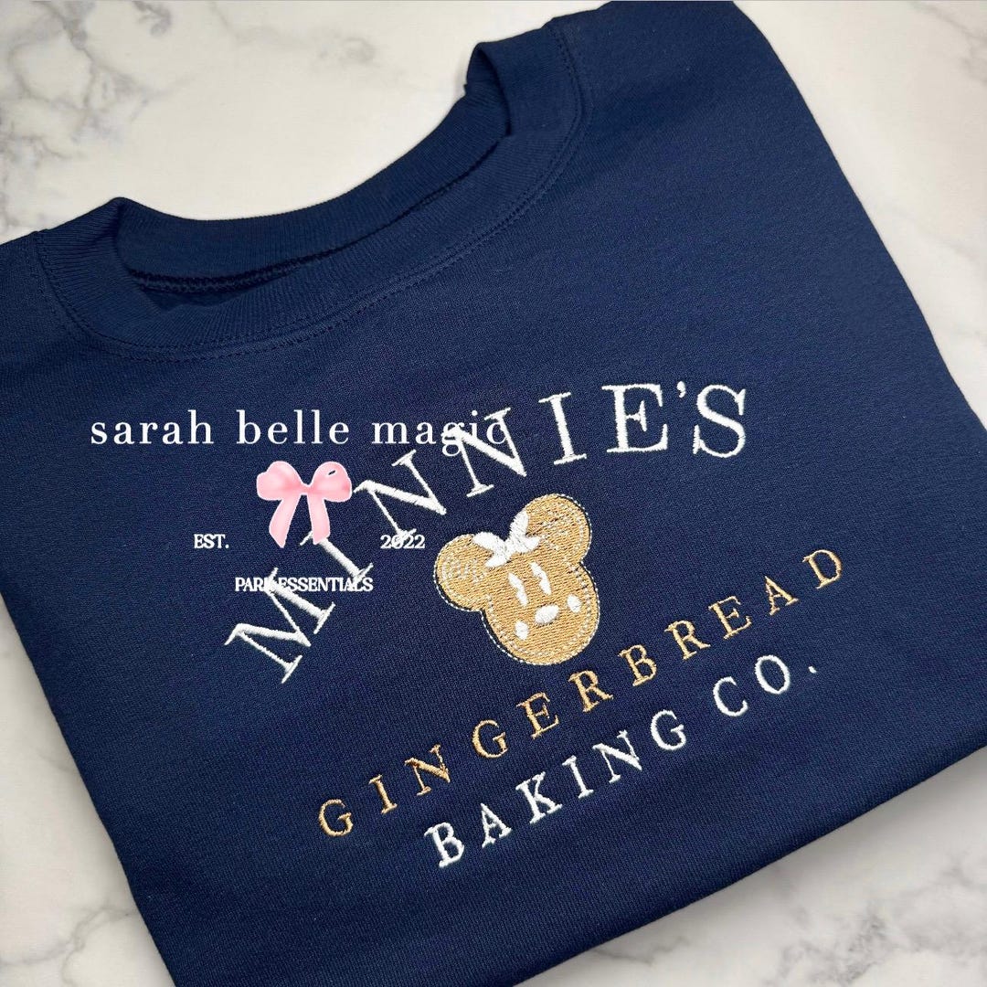 Mouse Gingerbread Navy Blue Inspired Sweatshirt | Christmas Mouse ...