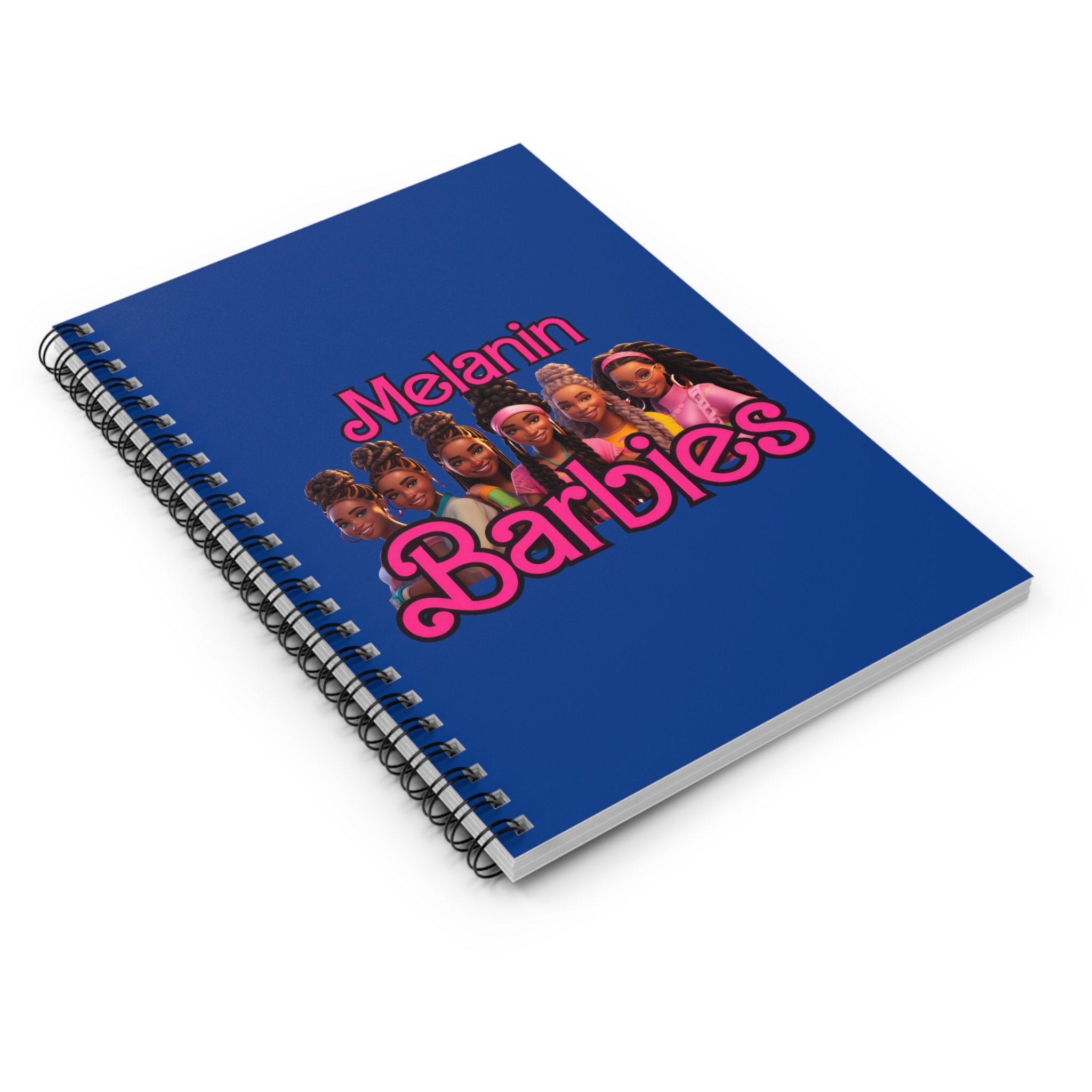 Barbie, Melanin Barbie Friends, Spiral Notebook - Ruled Line sold by ...