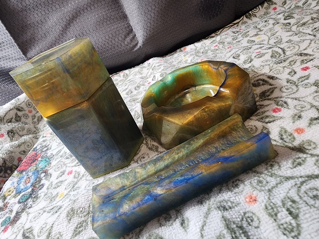 Ashtray Jar And Joint Holder Etsy