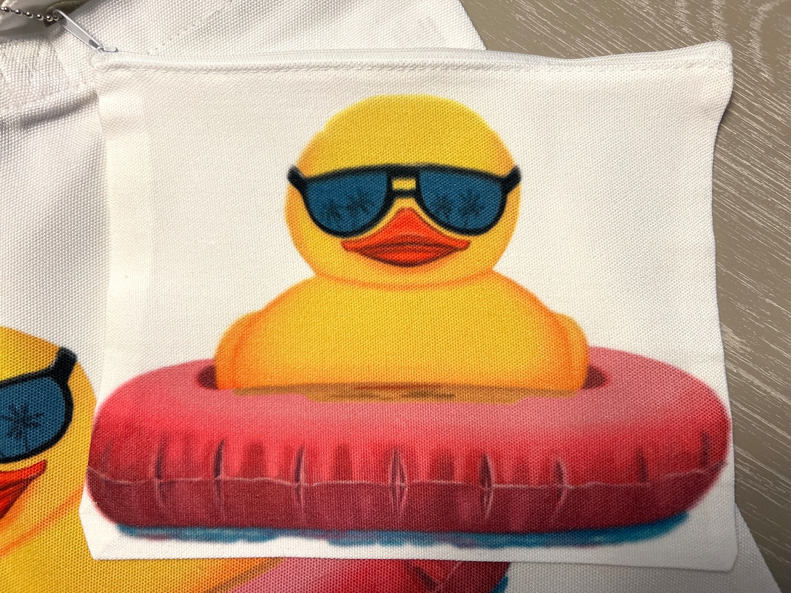 Beach Tote, Rubber Ducky in Pool Float - Etsy
