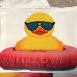 Beach Tote, Rubber Ducky in Pool Float - Etsy