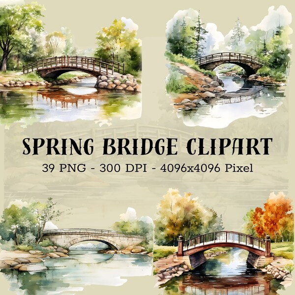 Spring Clipart - Etsy