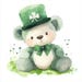St. Patrick's Day Teddy Bear Clipart - 12 High Quality Pngs - White ...