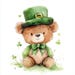 St. Patrick's Day Teddy Bear Clipart - 12 High Quality Pngs - White ...