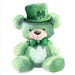 St. Patrick's Day Teddy Bear Clipart - 12 High Quality Pngs - White ...