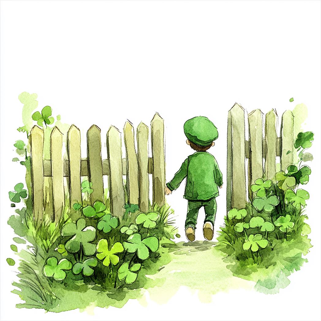 St. Patrick's Day Fences Clipart - 12 High Quality Pngs - White ...