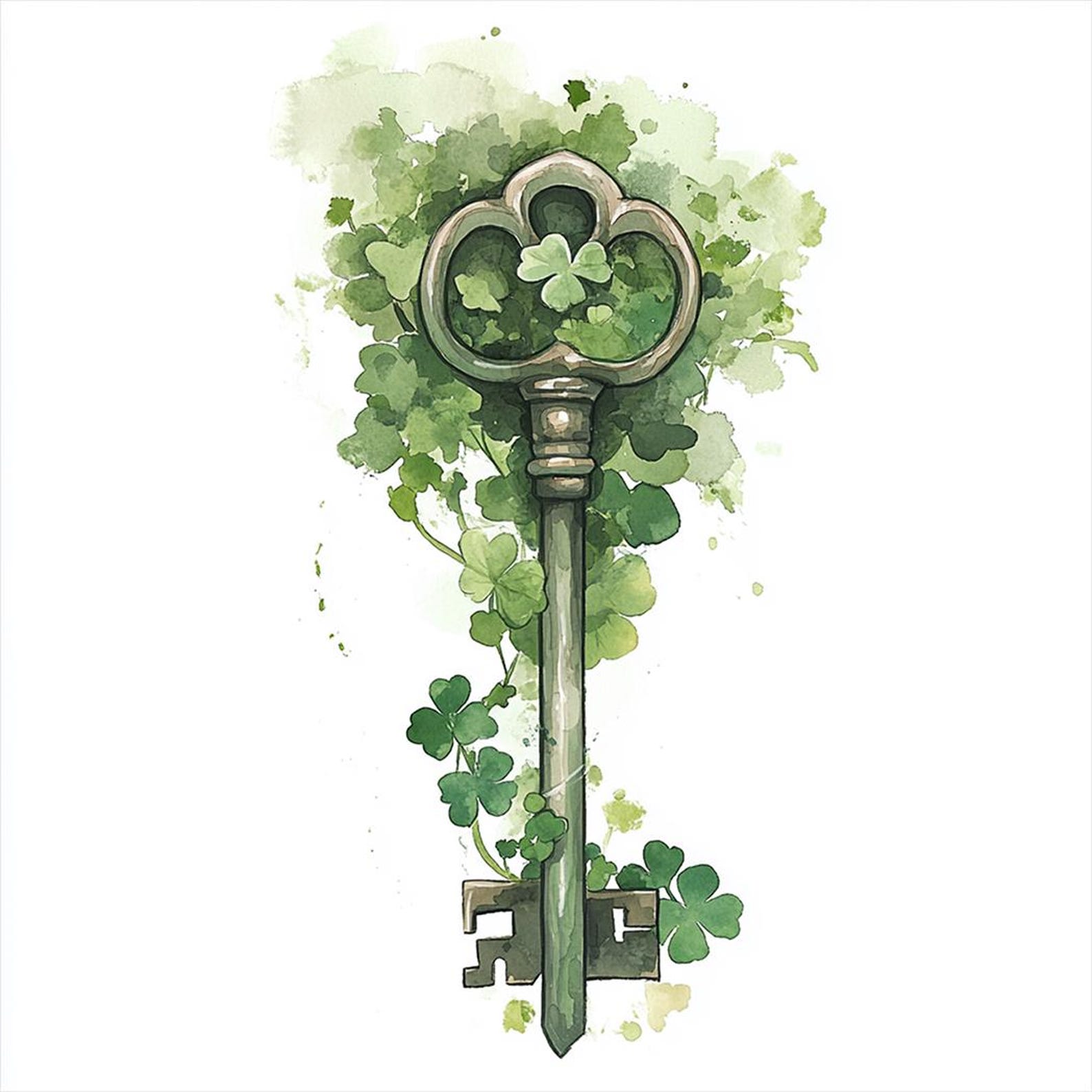St. Patrick's Day Key Clipart - 11 High Quality Pngs - White Background ...