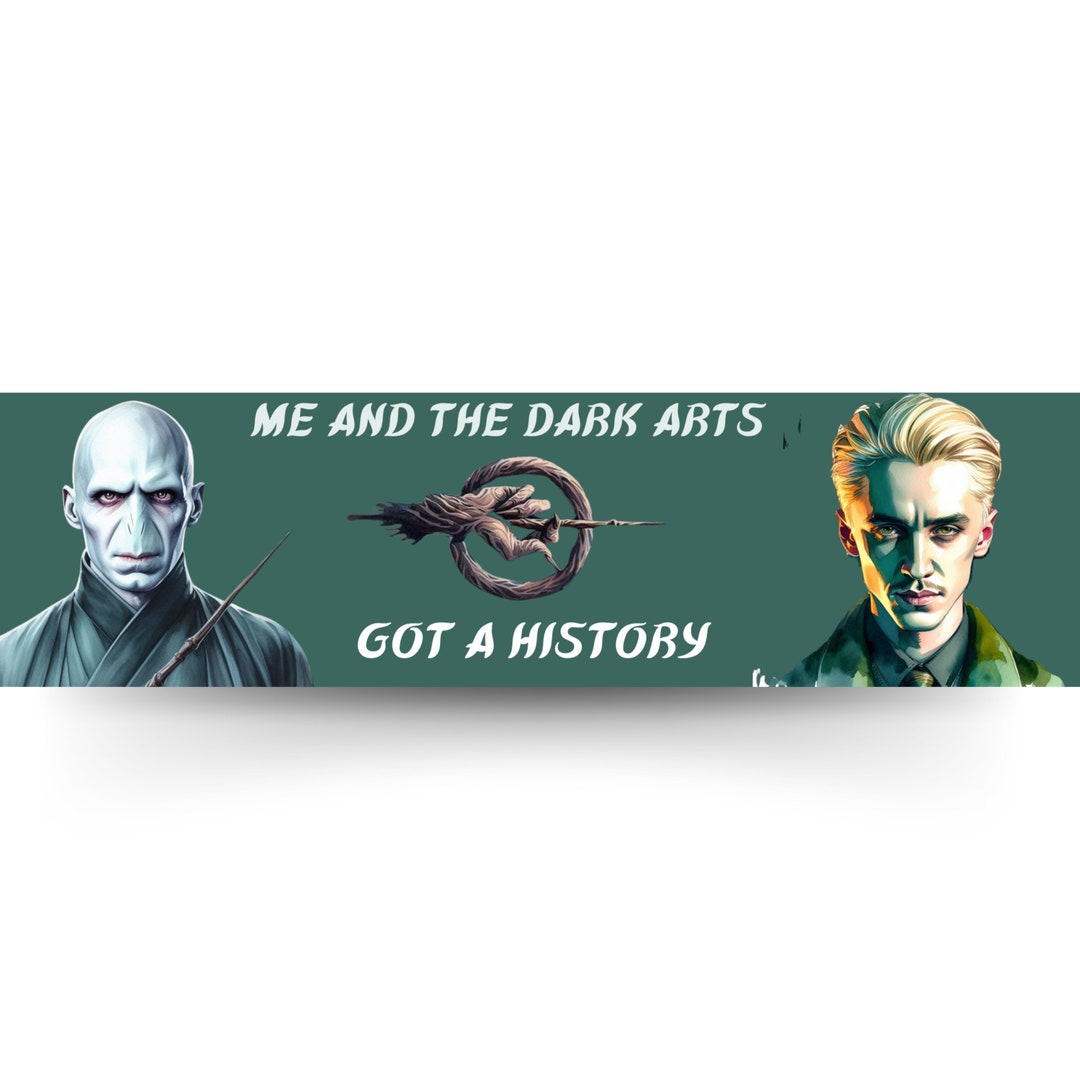 Dark Arts Wizard 3m Vinyl Bumper Sticker - Etsy