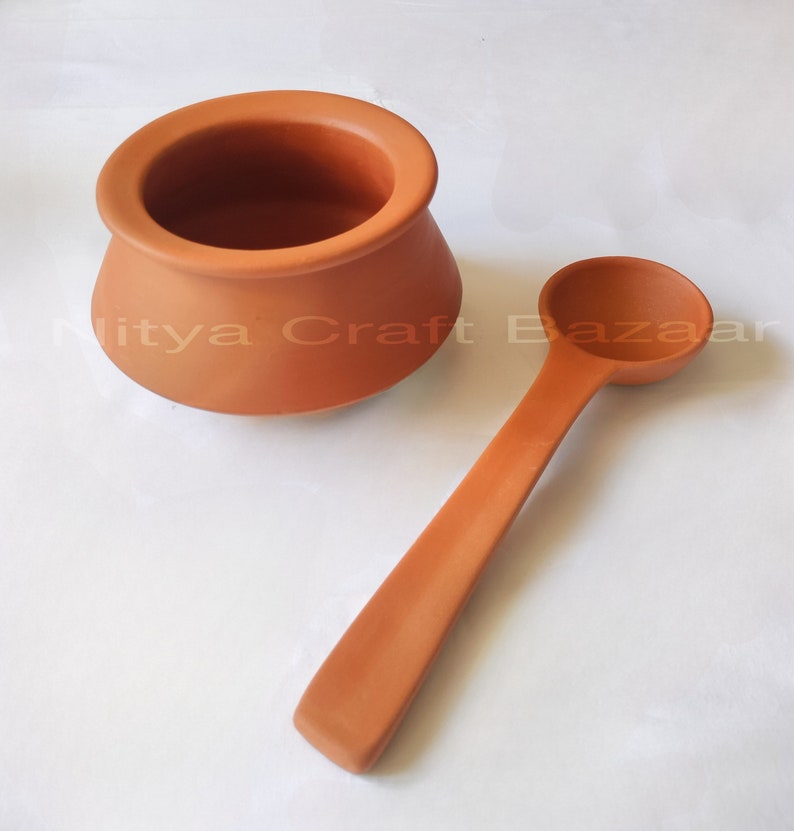 Unglazed Clay Yogurt Pots/ Indian Handi/ Indian Dahi Handi/ Earthen ...