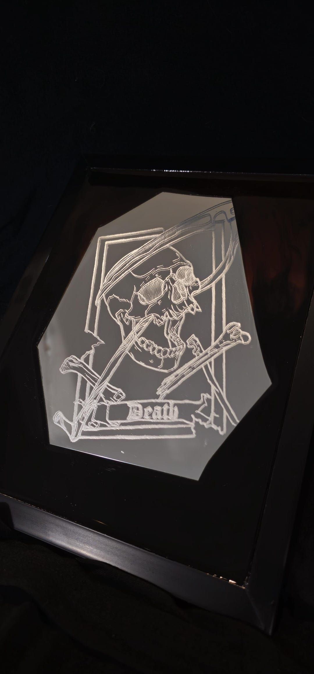 Death Tarot Mirror - Etsy
