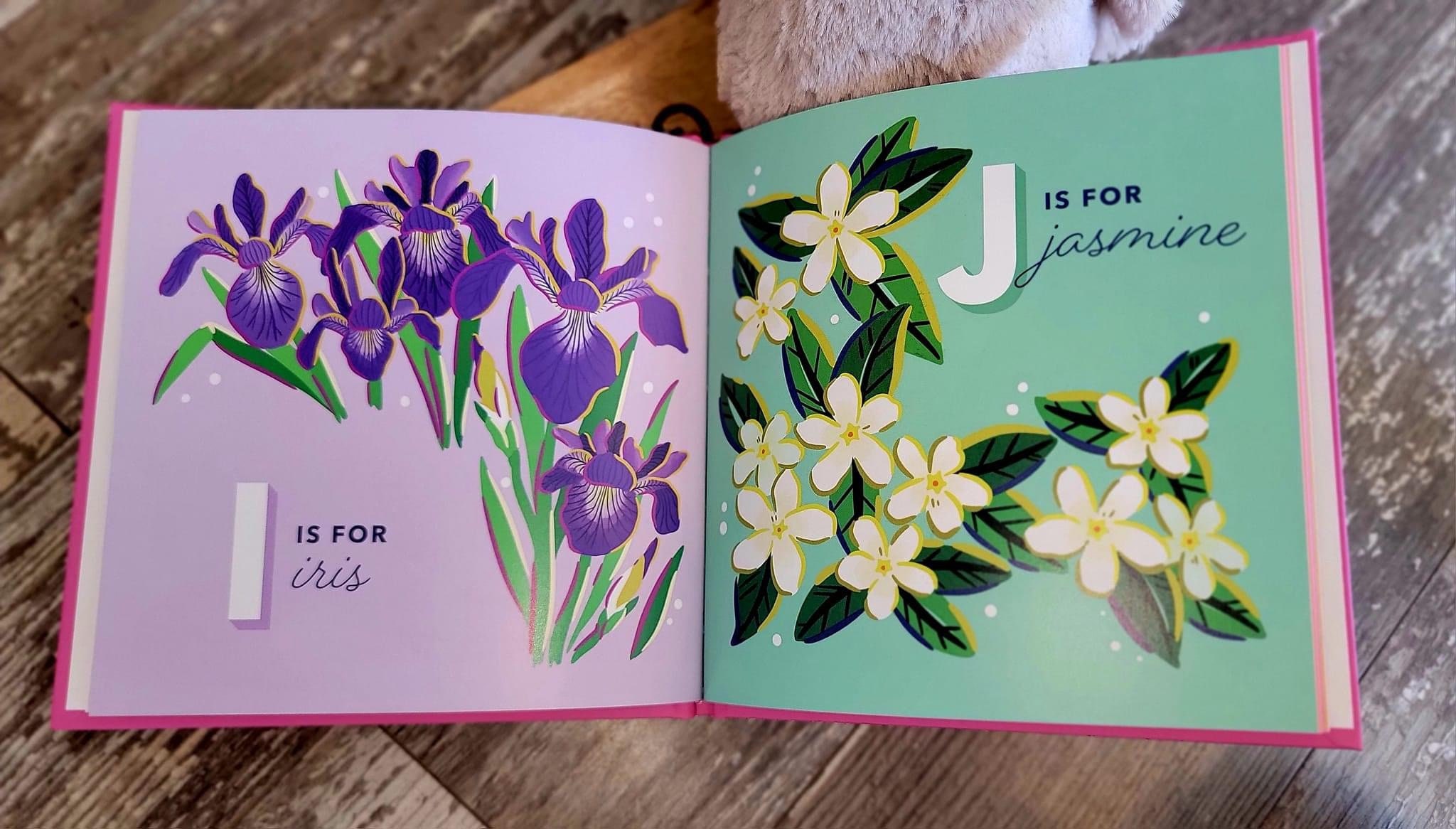 Flower Alphabet Book | Illustrated Hardcover, Baby Shower Gift - Etsy
