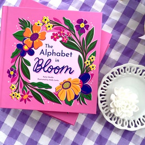Flower Alphabet Book | Illustrated Hardcover, Baby Shower Gift - Etsy