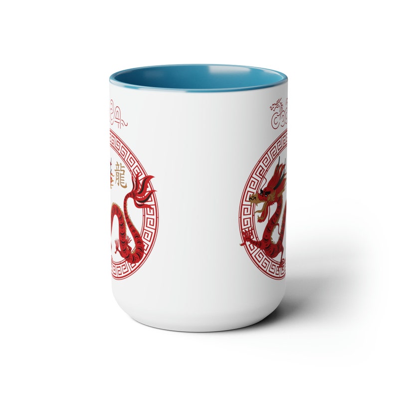 2024 Year of the Dragon Chinese Zodiac Mug Golden Majesty Coffee Mugs ...