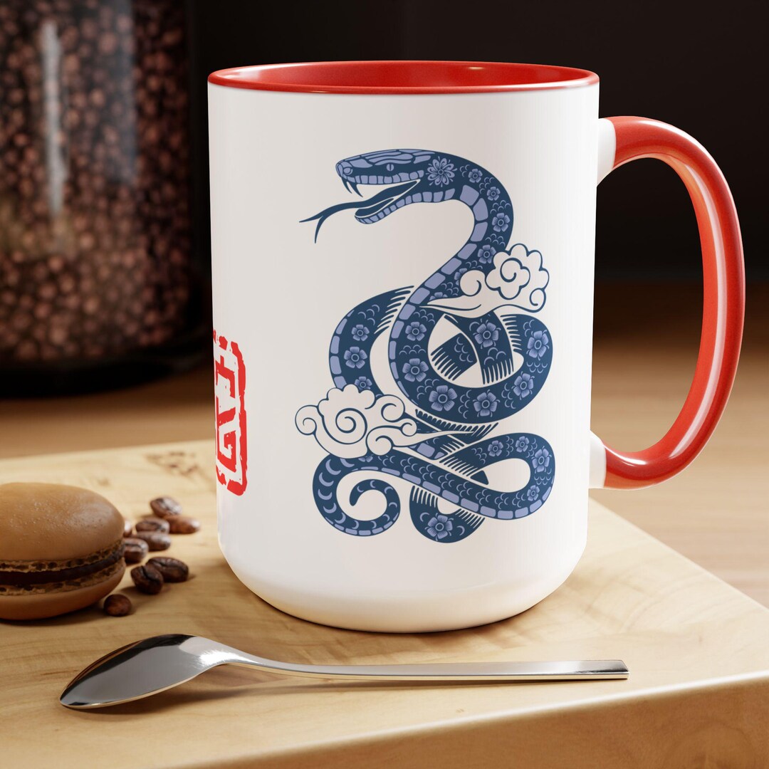 Chinese Zodiac Snake Mug | Year of the Snake Gift | Astrology Coffee ...