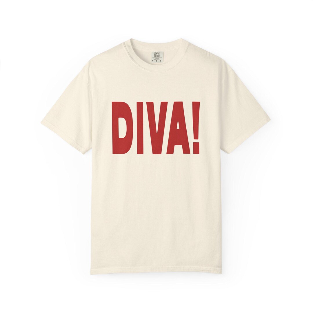 DIVA! Role Model-inspired Statement T-shirt, Fashionable Tee for Fans ...