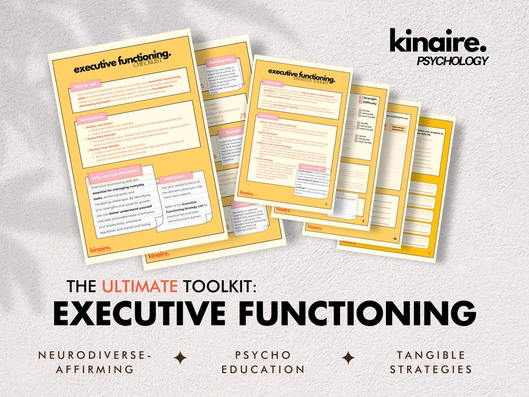 The Ultimate Executive Functioning Digital Toolkit | Psychoeducation ...