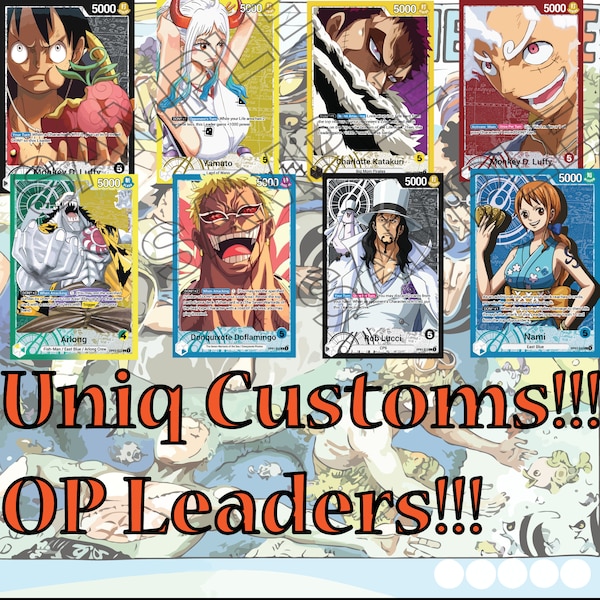 One Piece Tcg Custom - Etsy