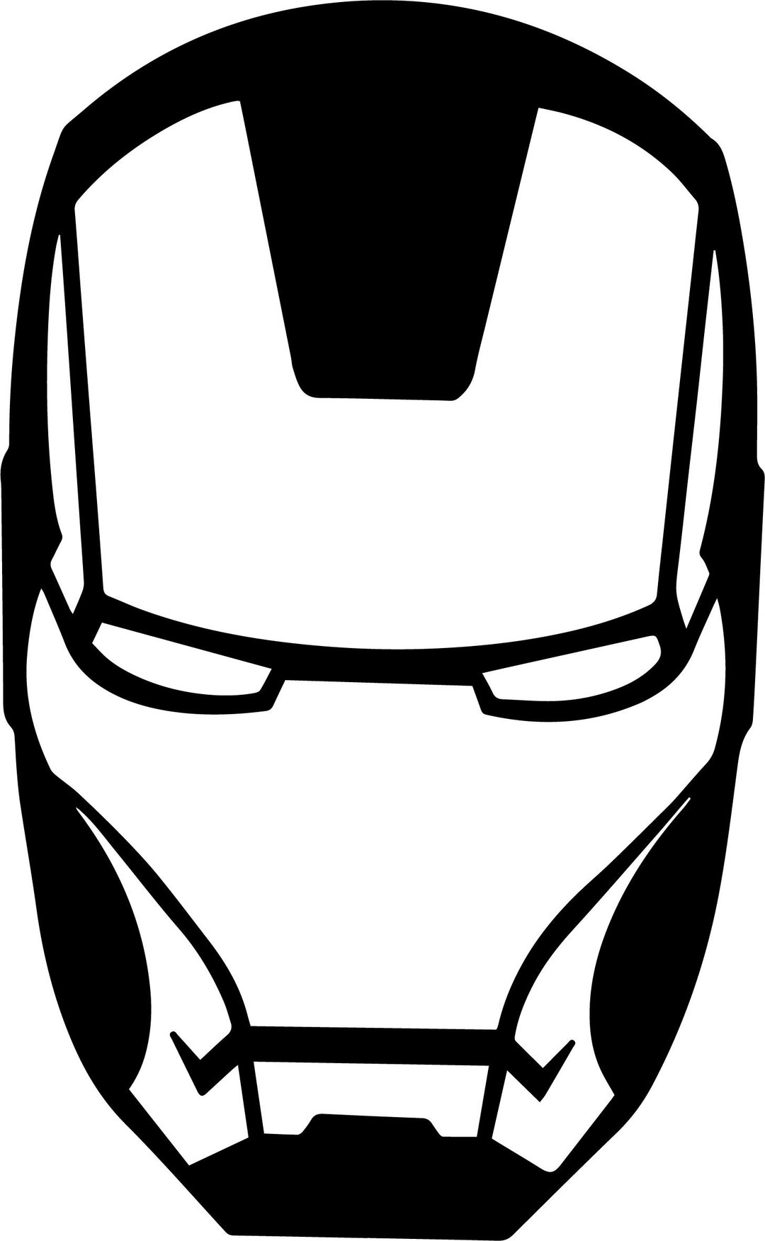 Iron Man, Iron Man, SVG, Iron Man Head SVG, Cricut, Silhouette - Etsy