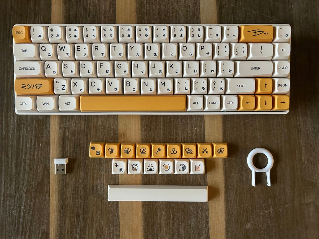 65% Wireless Custom Mechanical Keyboard USB & Bluetooth - Etsy
