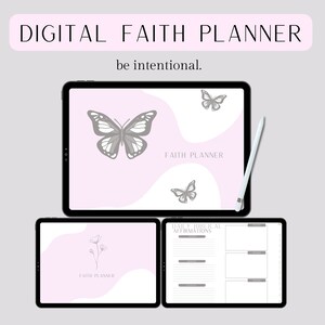 Christian Girl Digital Faith Planner | Faith Notebook for iPad | Faith ...